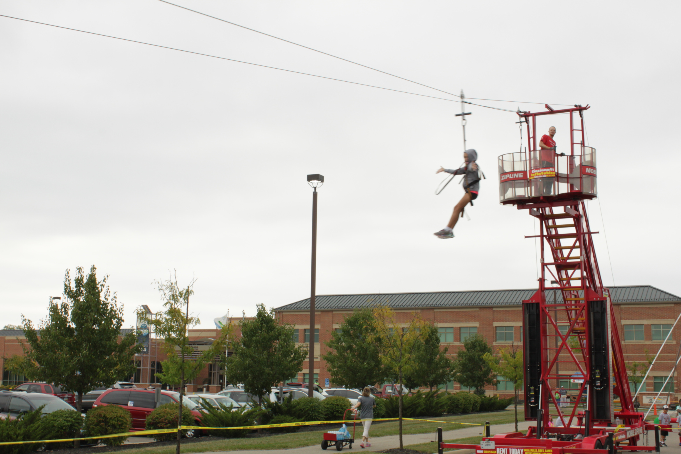 Mobile Zipline Rental Cincinnati - ZiplineEvents.com